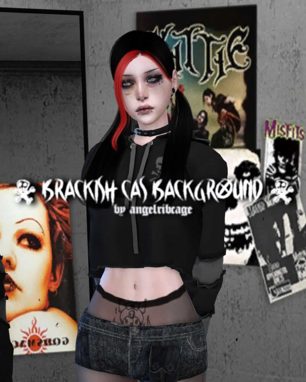 Dark And Edgy Pieces of Emo CC For the Sims 4