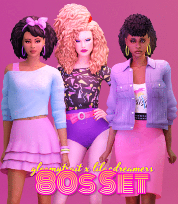 Best 80's Vintage Custom Content for the Sims 4 (2024 Update) — SNOOTYSIMS