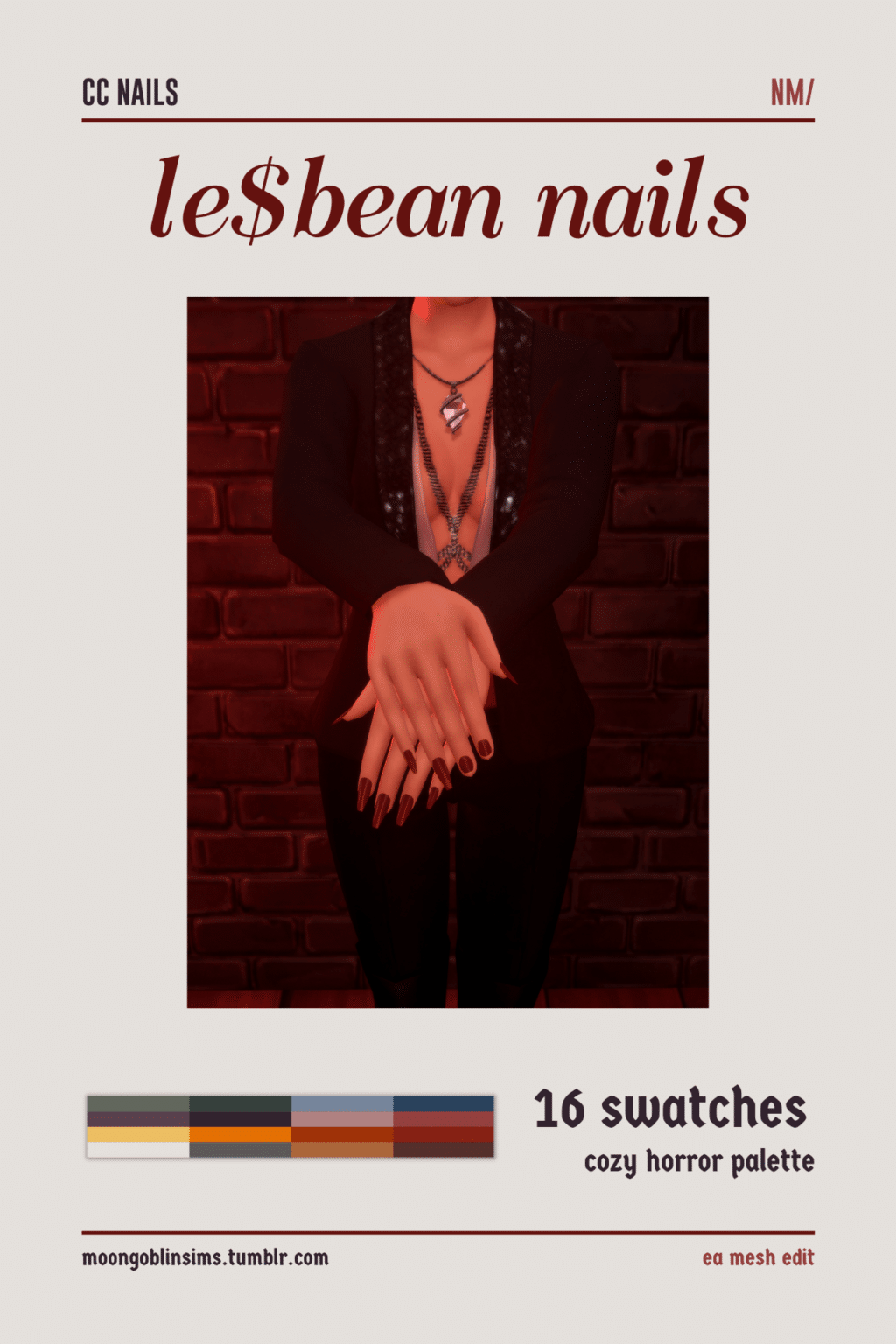 50+ Hottest Sims 4 Nails CC That We Know You Will Love! — SNOOTYSIMS