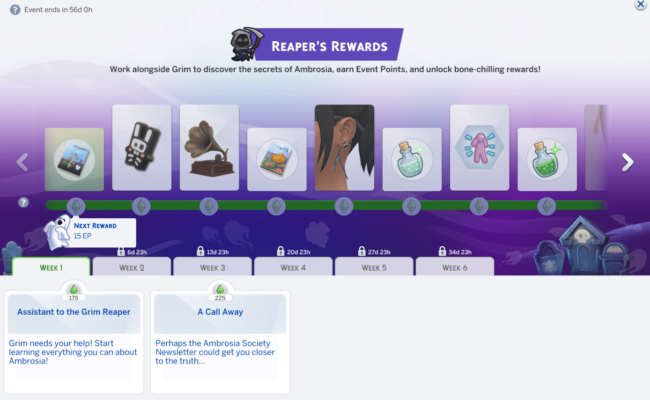 The Reaper's Rewards Event: An Overview — SNOOTYSIMS