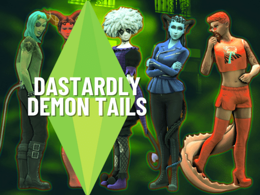 10+ Dastardly Demon Tails for Sims from Another World — SNOOTYSIMS