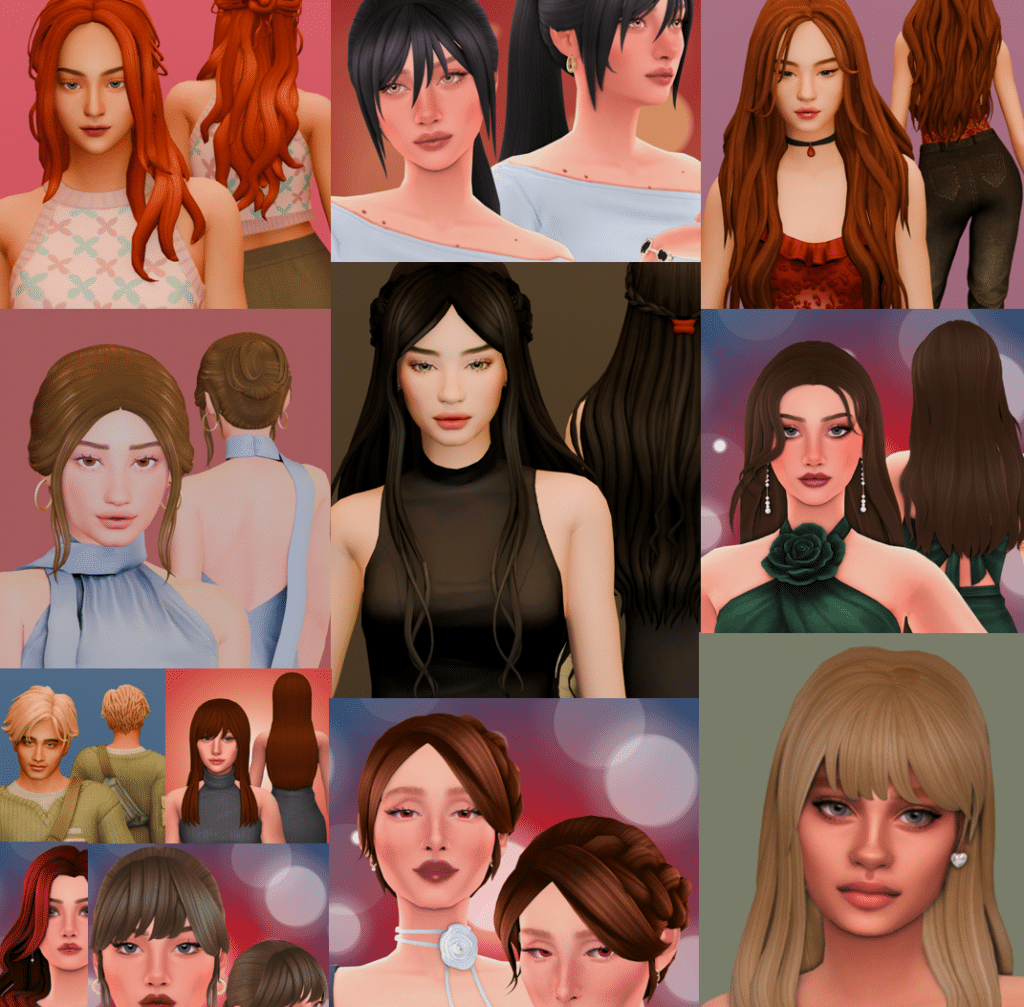 The Ultimate Messy Hair CC for Your Males and Females! — SNOOTYSIMS