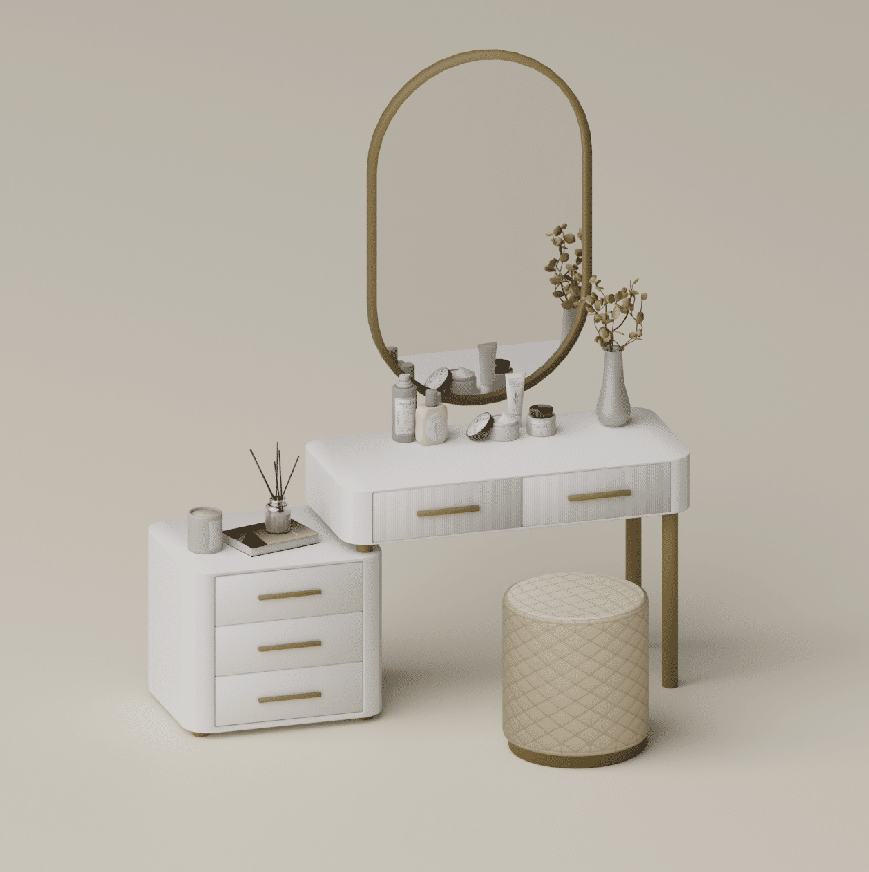 White Vanity Set (SNS) — SNOOTYSIMS