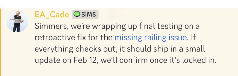 The Sims 4 Bug Fix Update Exciting Small Patch Targeted for Feb 12 ...