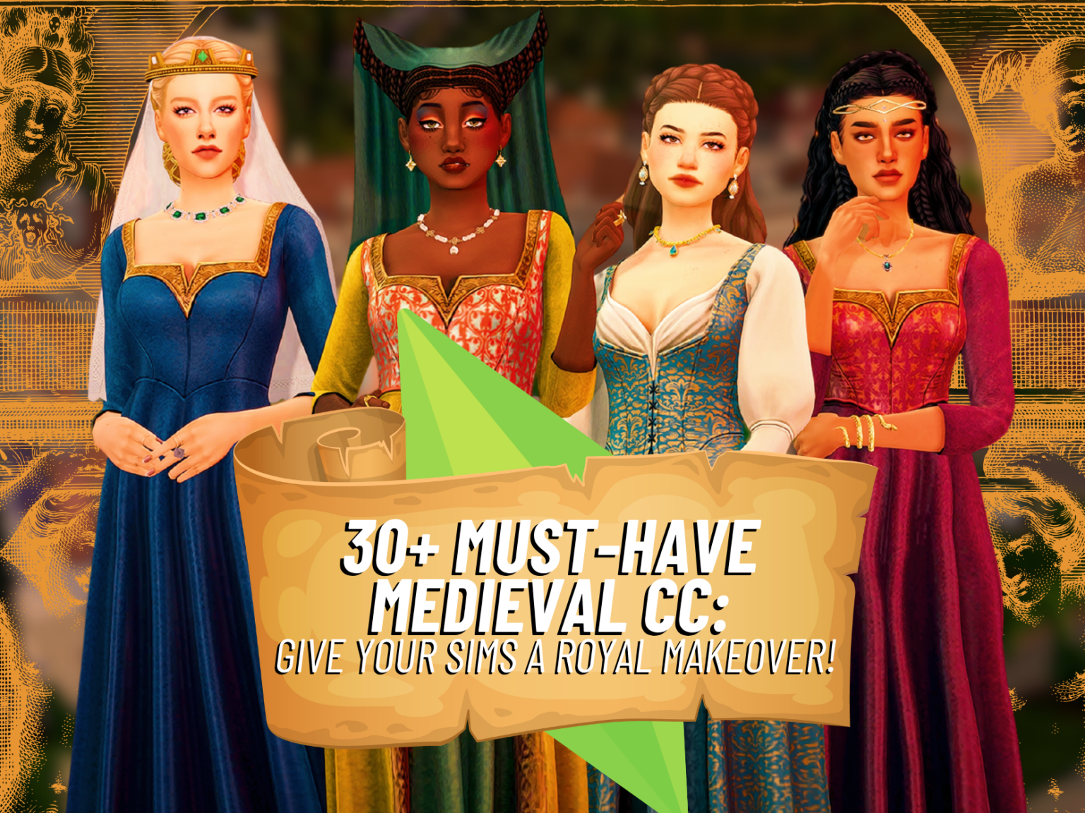 30+ Best Sims 4 Medieval CC for 2026! — SNOOTYSIMS