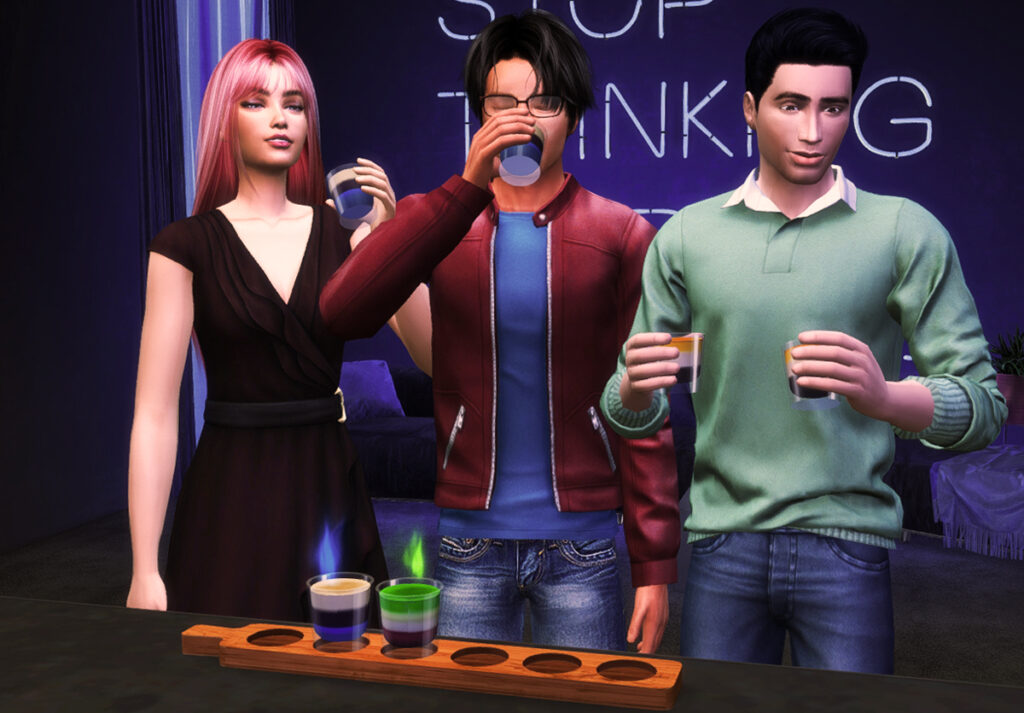 Flaming Shots and a Functional Shot Glass Holder: An Exciting New Way ...