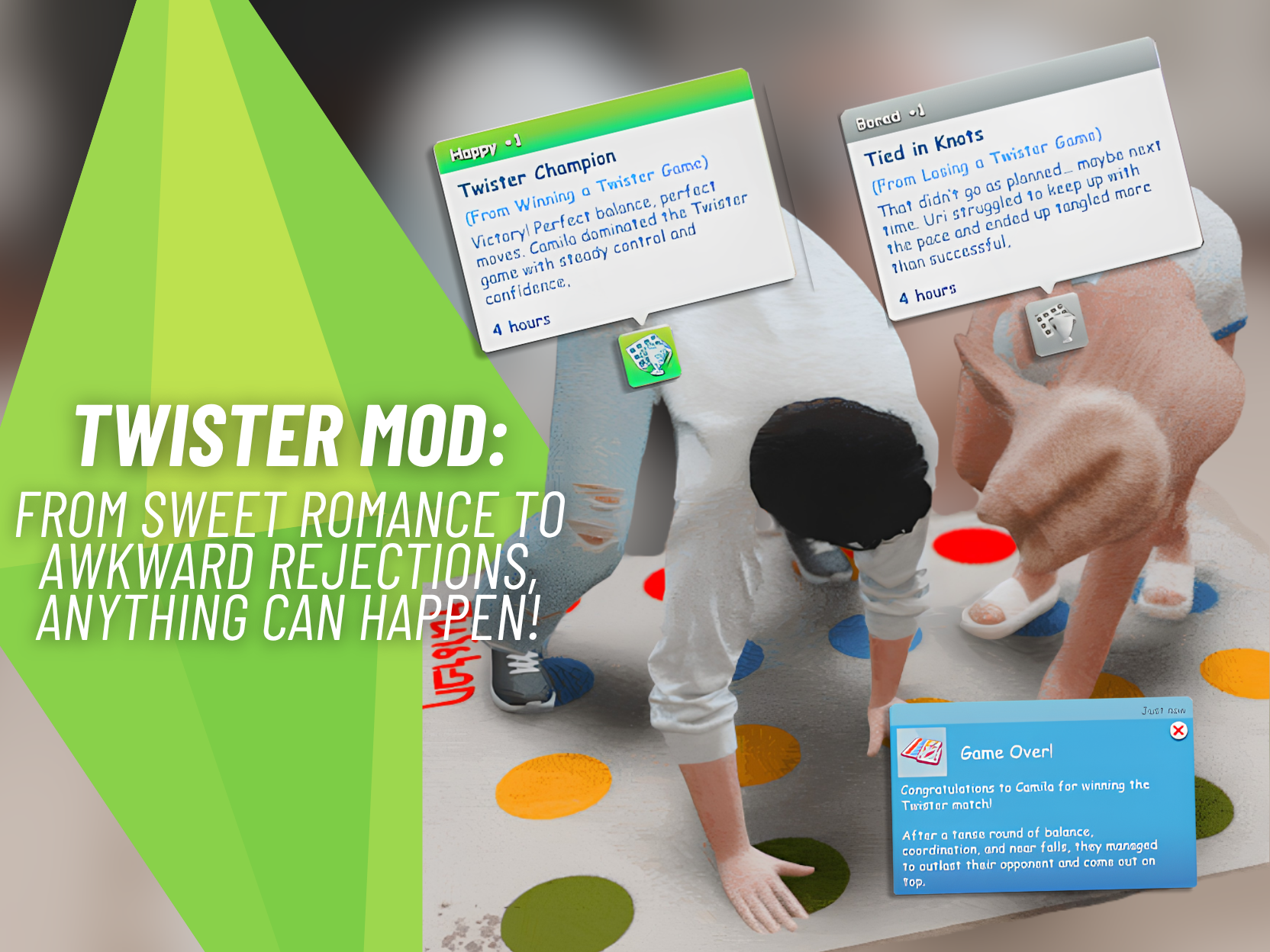 Twister Mod Brings an Epic New Party Game Experience to The Sims 4 ...